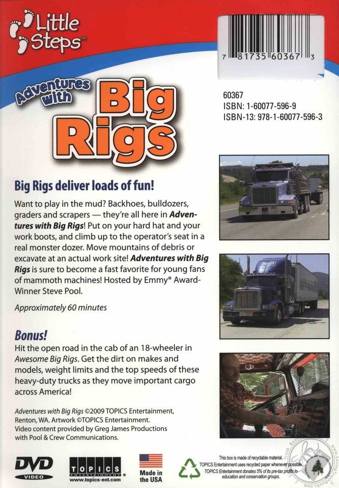 Little Steps: Adventures with Big Rigs (DVD, 2009) 781735603673| eBay