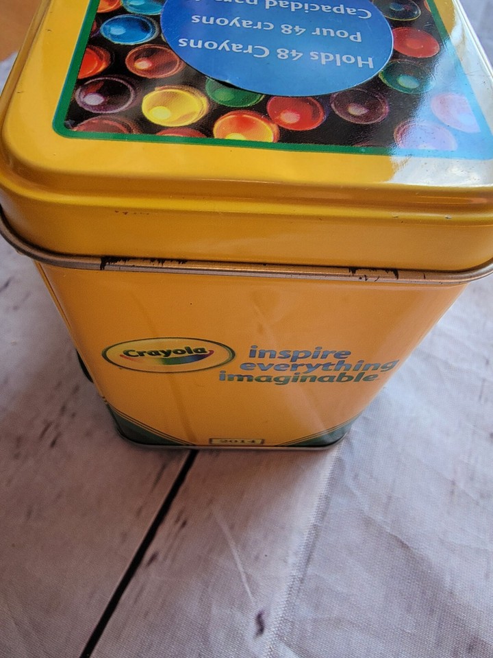 2014 Crayola Tintype Train Crayon Storage By Tin Box Company Crayola ...