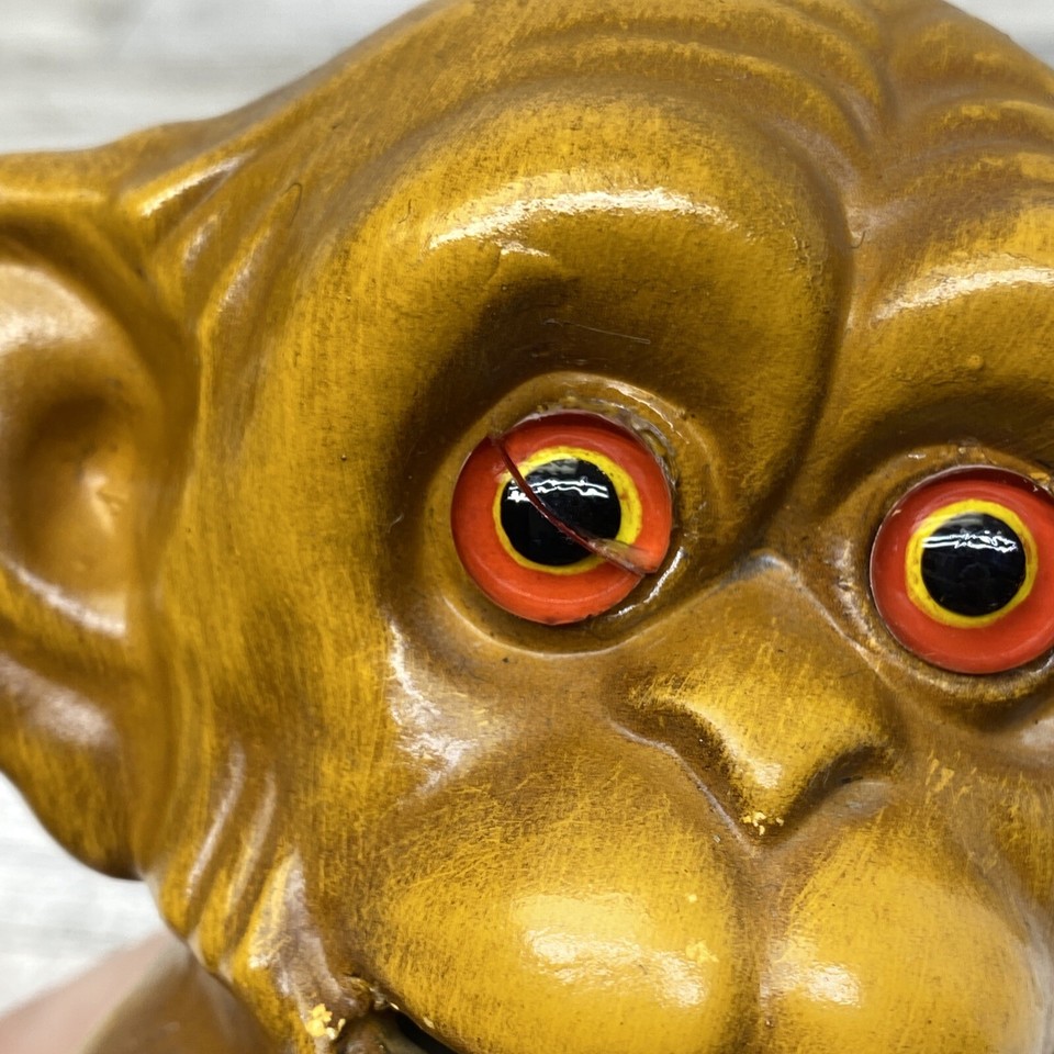 Vintage Haeger Monkey Coin Bank w/stopper | eBay