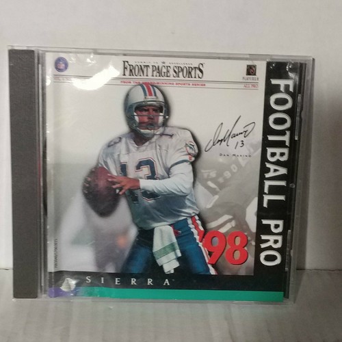 FrontPage Sports-Football Pro 98-Sierra Games-PC CD Rom-Dan Marino | eBay
