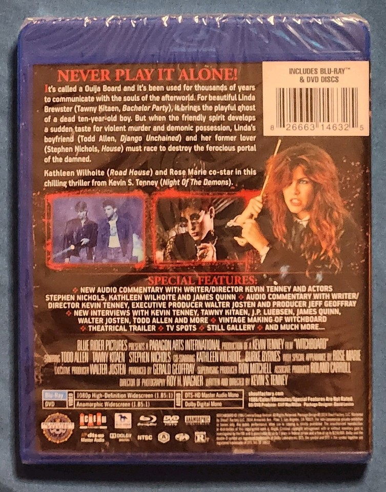 Sealed New Witchboard 1986 Ouija Board Horror Slasher Kevin Tenney ...
