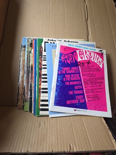 Vintage Lot of 15 Vintage Sheet /Instruction Music Piano Books Sheets ...