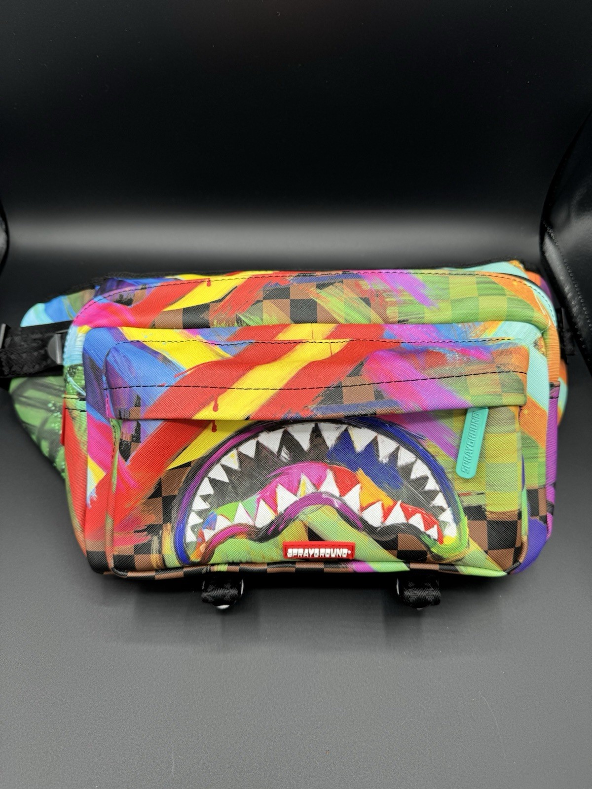 Sprayground Cargo Crossbody Bag - Sharks in Paris Pai… - Gem