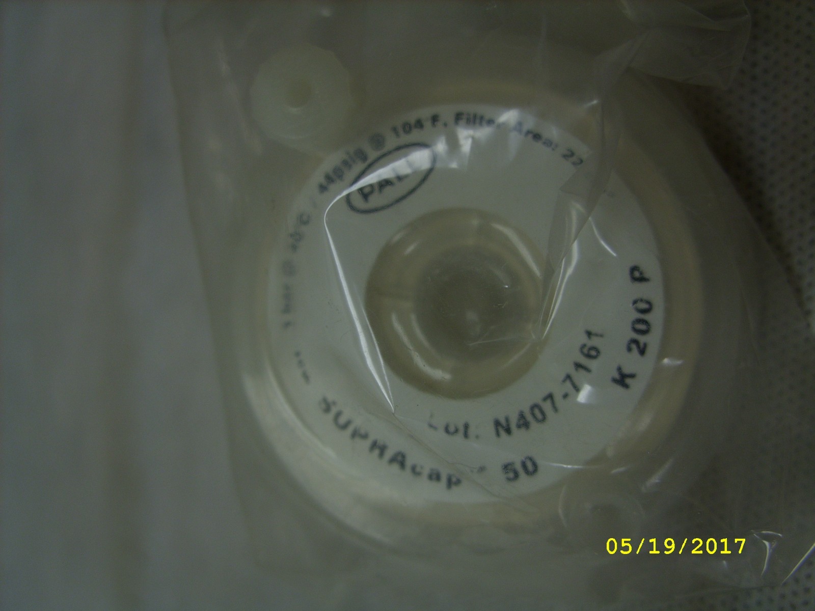 PALL - Supracap 50 - K200P Media Grade Filtration Filter Capsule ...