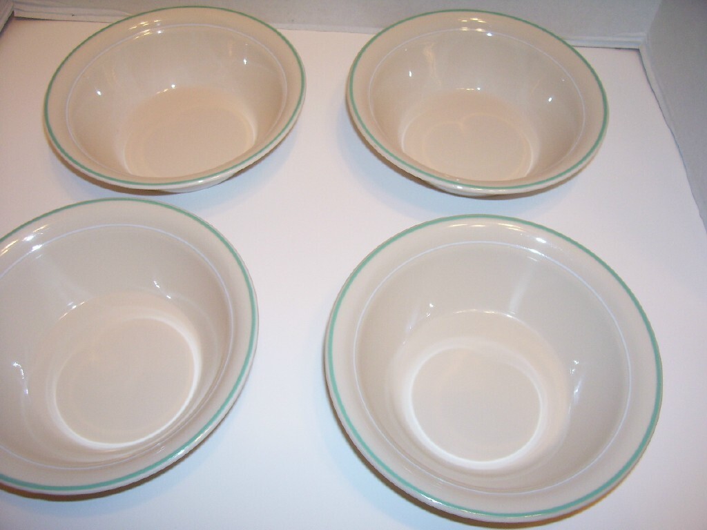 Set of 4 Corning Corelle ALPINE BLOSSOM Beige Cereal/soup Bowls 6 3/4 ...