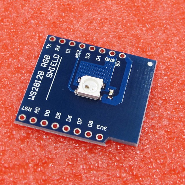 WS2812B RGB Shield WeMos D1 mini ESP8266 Board RGB LED Shield L1ST | eBay WS2812B RGB Shield WeMos D1 mini ESP8266 Board RGB LED Shield L1ST | eBay