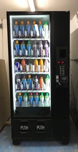 Bevmax 30 Cold Drinks Vending Machine with Coin Mechanism & Nayax Card ...
