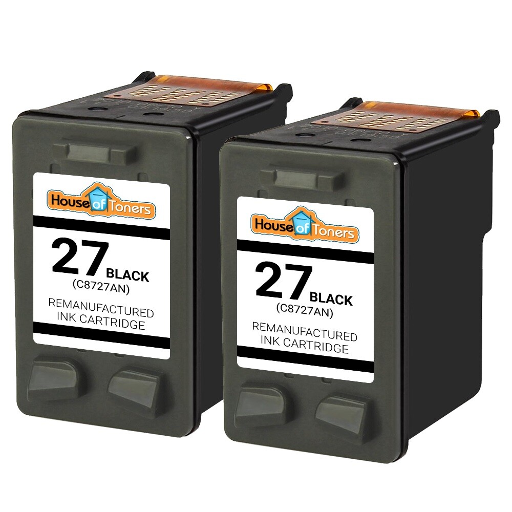 2pk HP #27 Blk for Deskjet 3740 3744 3745 3747 3840 3843 3845 3847 | eBay