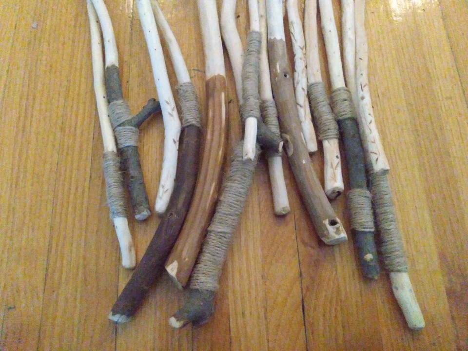 14 Handmade Magic Wands made from Eastern Hemlock Tree Wood Branches | eBay