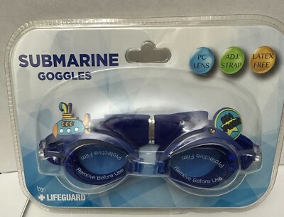 Lifeguard Submarine Goggles Latex free Adjustable Strap Kid Safe PC ...