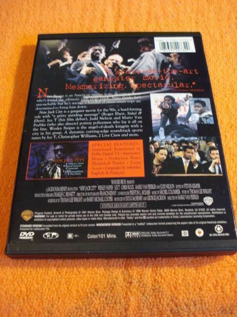 New Jack City (DVD) Wesley Snipes, Ice T, Chris Rock & Mario Van ...