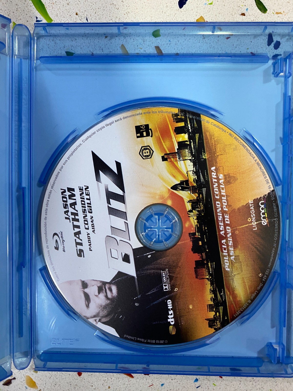 Blitz Blu-Ray Disc Jason Statham Pady Considine Aidan Gillen | eBay