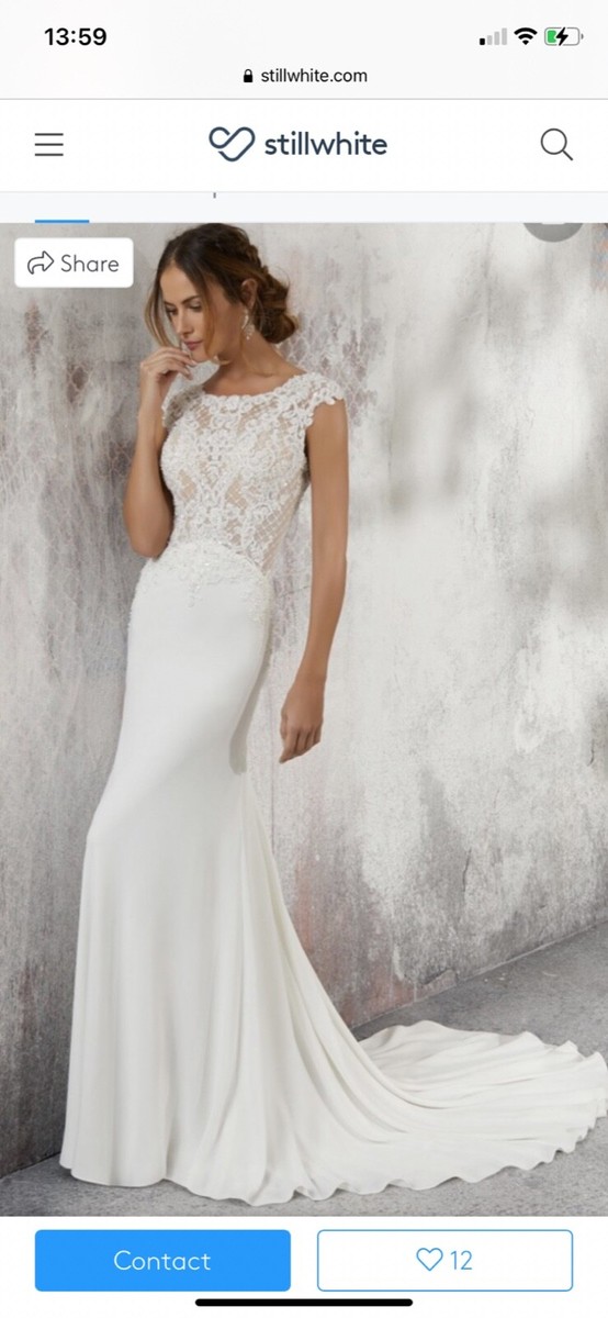 Bridal Formal Mori Lee Wedding Dress Deadstock Vintage New with Tags ...