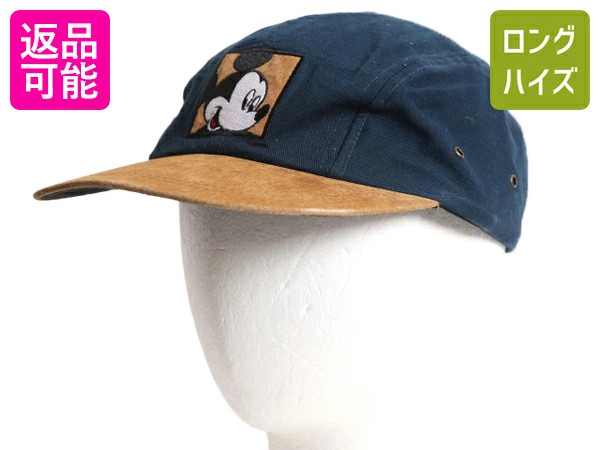 90S Disney Mickey Mouse Embroidery Cycle Cap One Size… - Gem