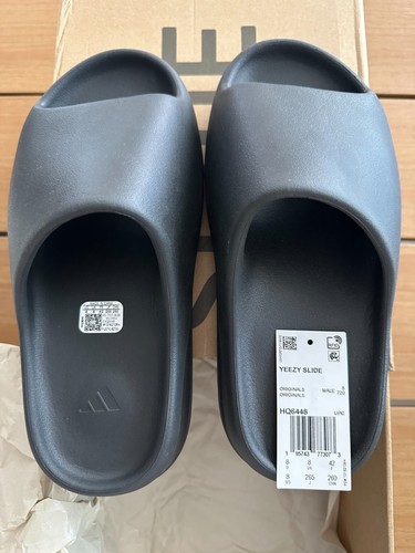Adidas Yeezy Slide Onyx HQ6448 Men's Size 8 New | eBay