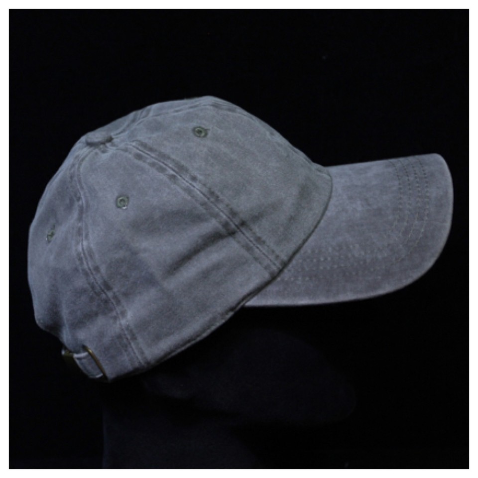 Unstructured Baseball Cap Distressed Washed Cotton Casual Hat Fashion ...