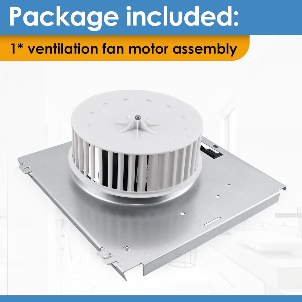 97017705 S97017705 Fan Motor Assembly, for Nutone 8663RP 8664RP 671R ...