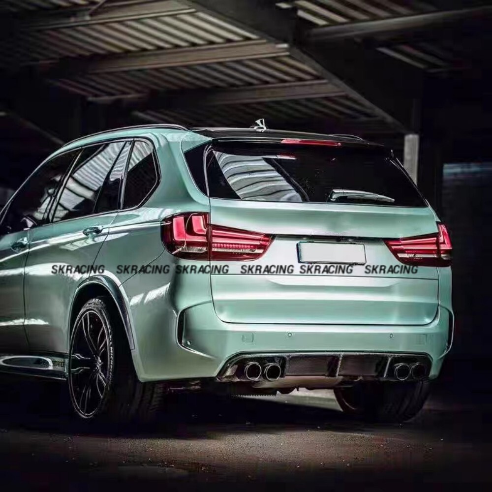 Carbon Fiber Rear Bumper Diffuser Spoiler Lip For BMW X5M F85 X6M F86 ...
