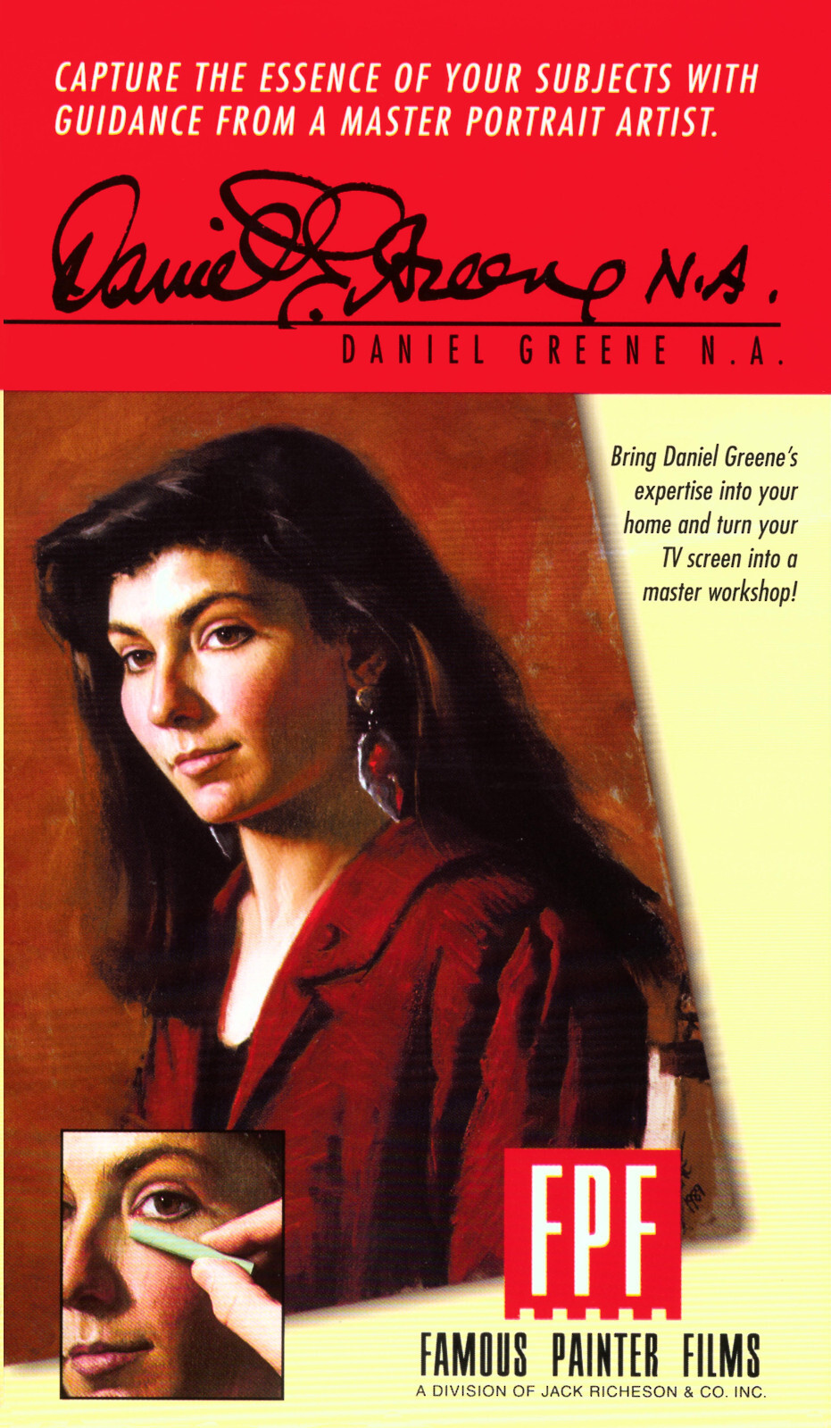 Daniel Greene PASTEL PORTRAIT PORTRAITURE ERIKA Painting VIDEO DVD | eBay