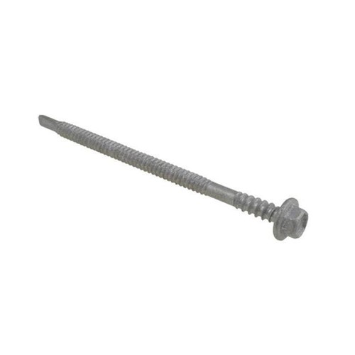 Qty 500 Hex Flange 14g-14 x 115mm Metal Self Drilling Screw Galvanised ...