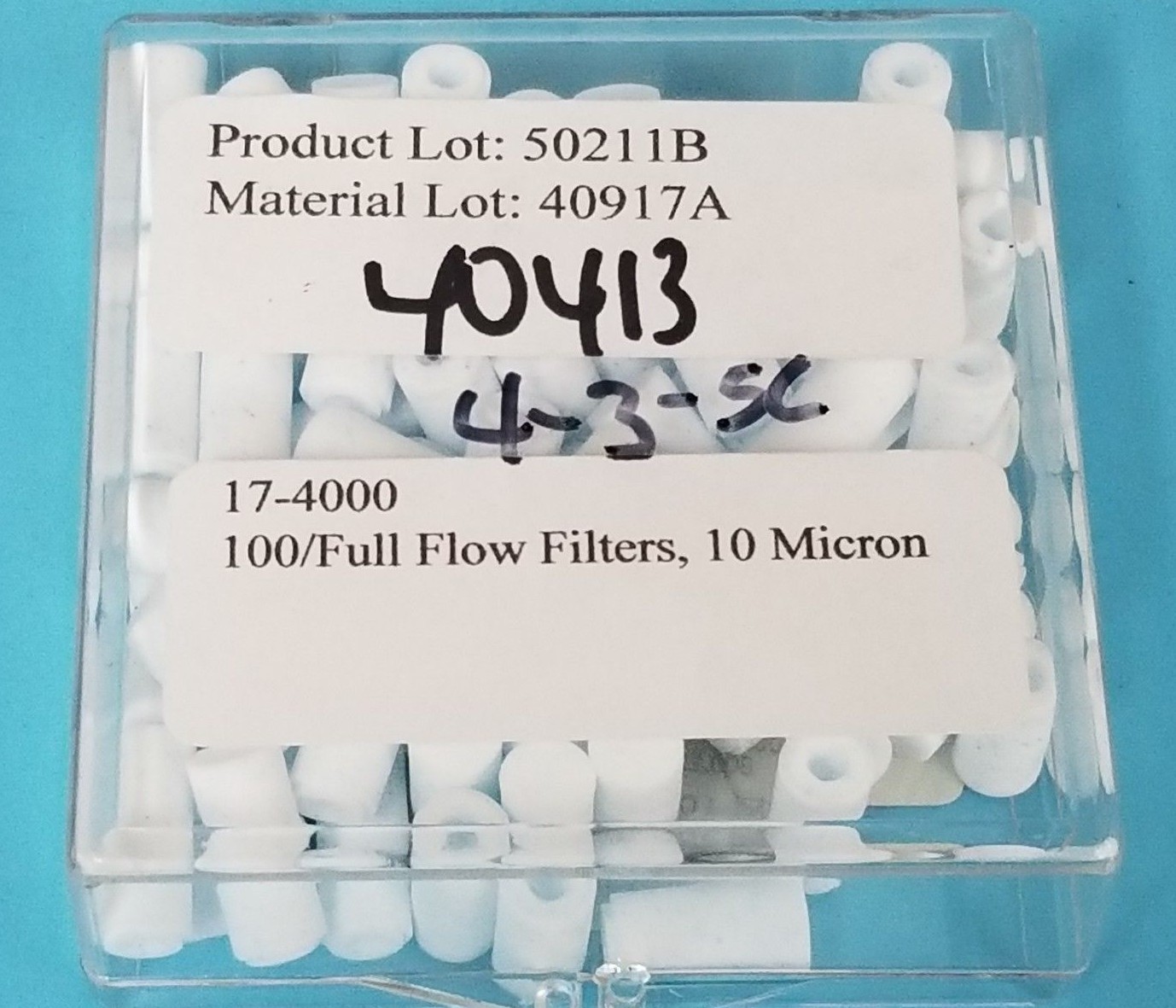 LOT OF 100 AGILENT 17-4000 100/FULL FLOW FILTERS, 10 MICRON | eBay