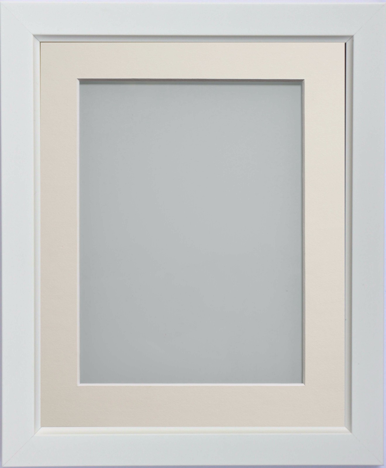 White Bevelled Picture Frame Ainsworth Range Frames with Decorative ...