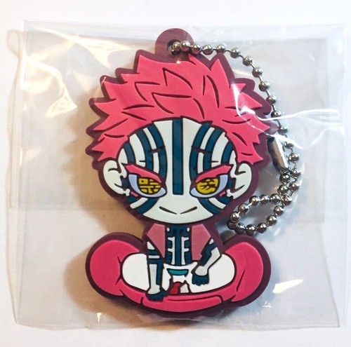 Akaza Rubber Strap Charm Kimetsu no Yaiba Demon Slayer Banchoukou Japan ...