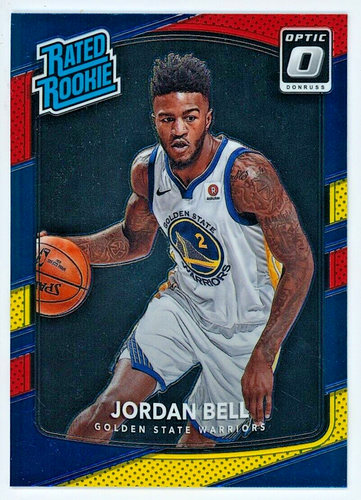 JORDAN BELL * ROOKIE CARD * (RC) 2017-18 Panini Donruss Optic RED ...