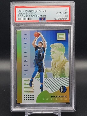 2018-19 Status Rookie Prominence Basketball #3 Luka Doncic Rookie Card ...