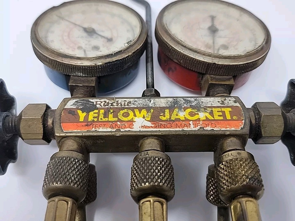 Ritchie Yellow Jacket Manifold Gauges - R12 R22 R502 - Test and ...