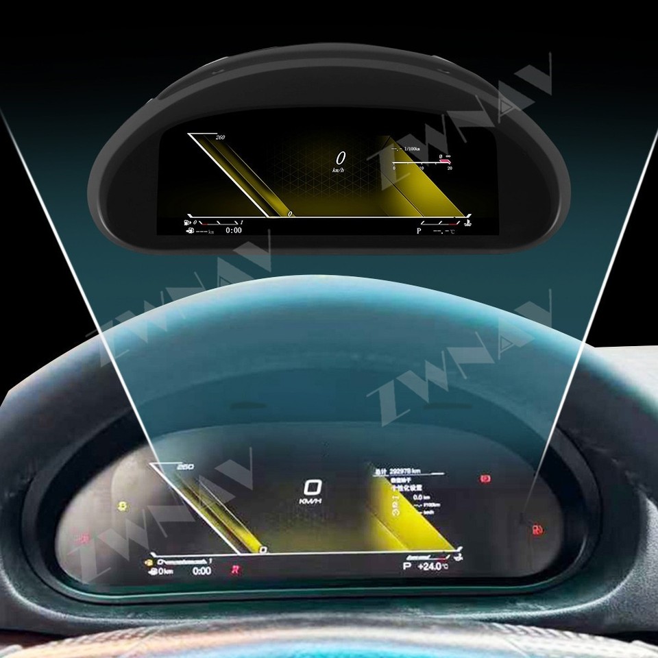 Digital Dashboard Cluster Virtual Cockpit Carplay For BMW 3 Series E46 ...