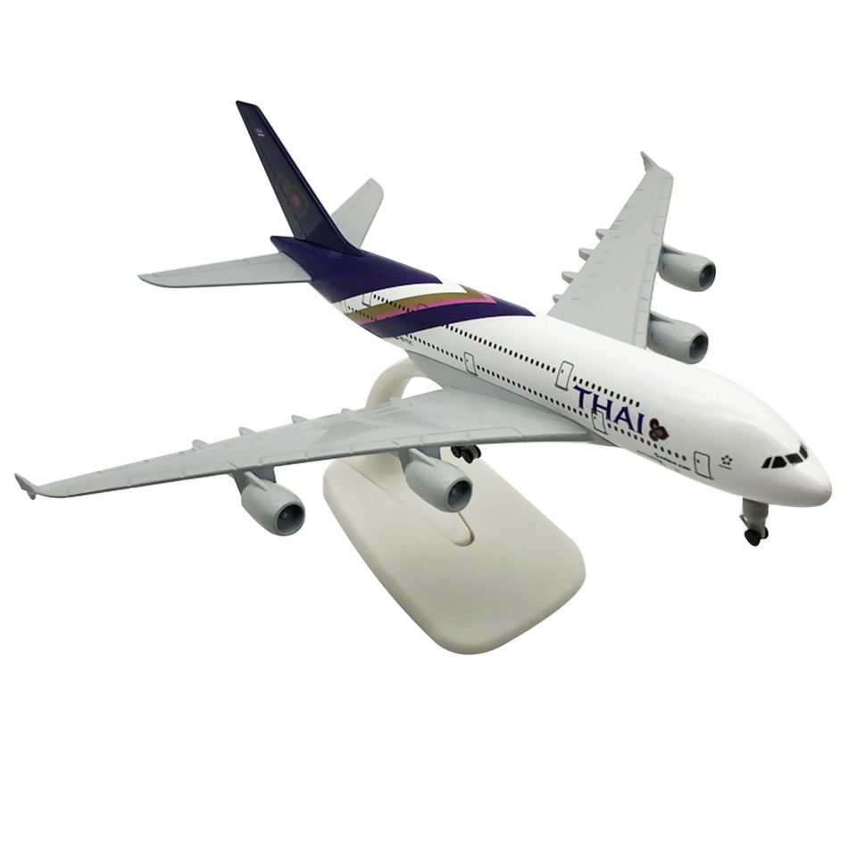1:400 20cm Aircraft Thai Airways A380 Alloy Plane Model Souvenir ...