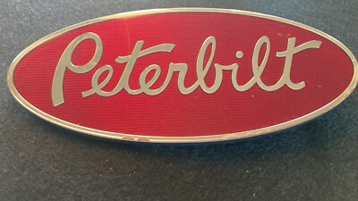 Peterbilt 2019285 Nameplate Assy Pb Logo 8", emblem | eBay