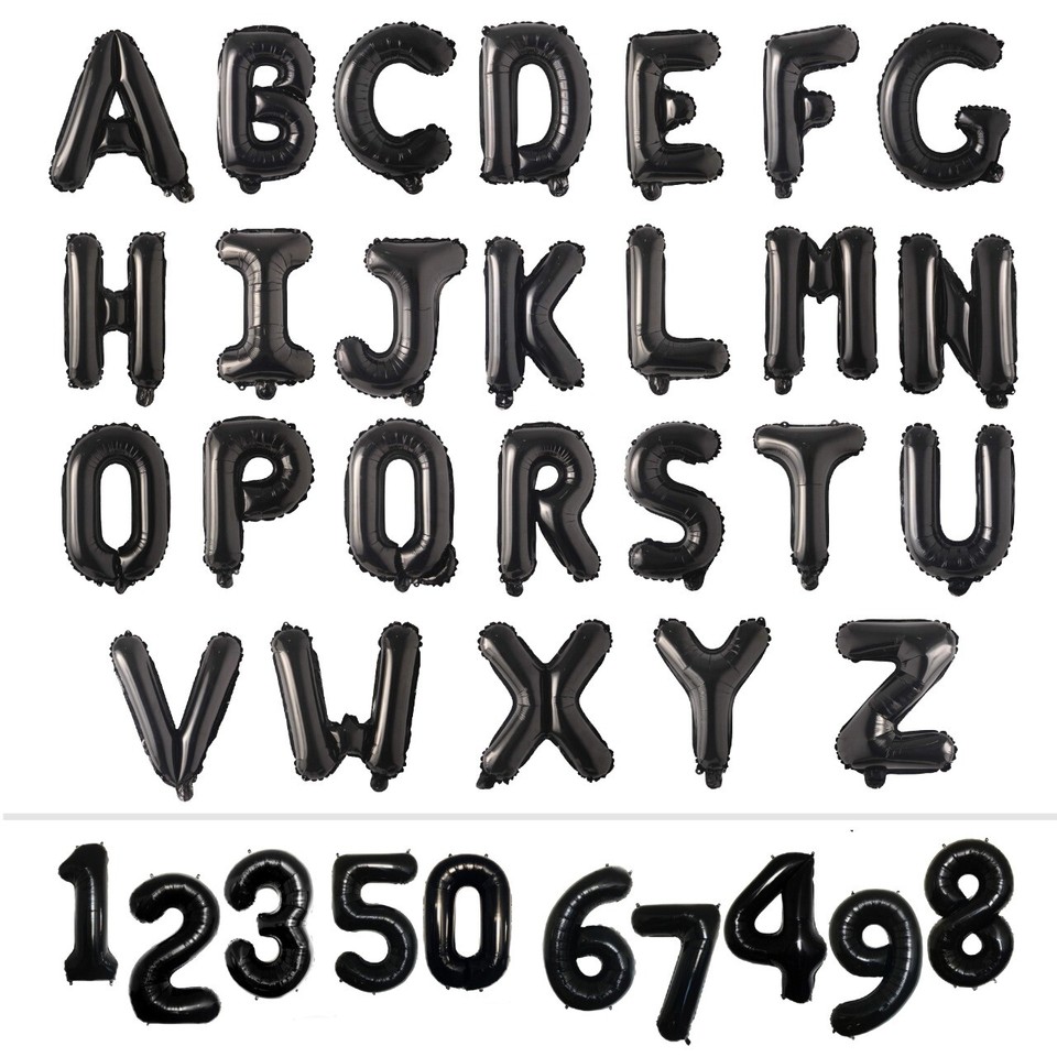 Alphabet A-Z Letters Foil Balloons Air Birthday Name /Words Party ...