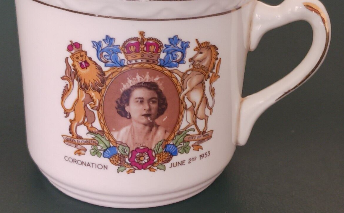 Teacup for Coronation of HRH Queen Elizabeth II 1953 - England | eBay