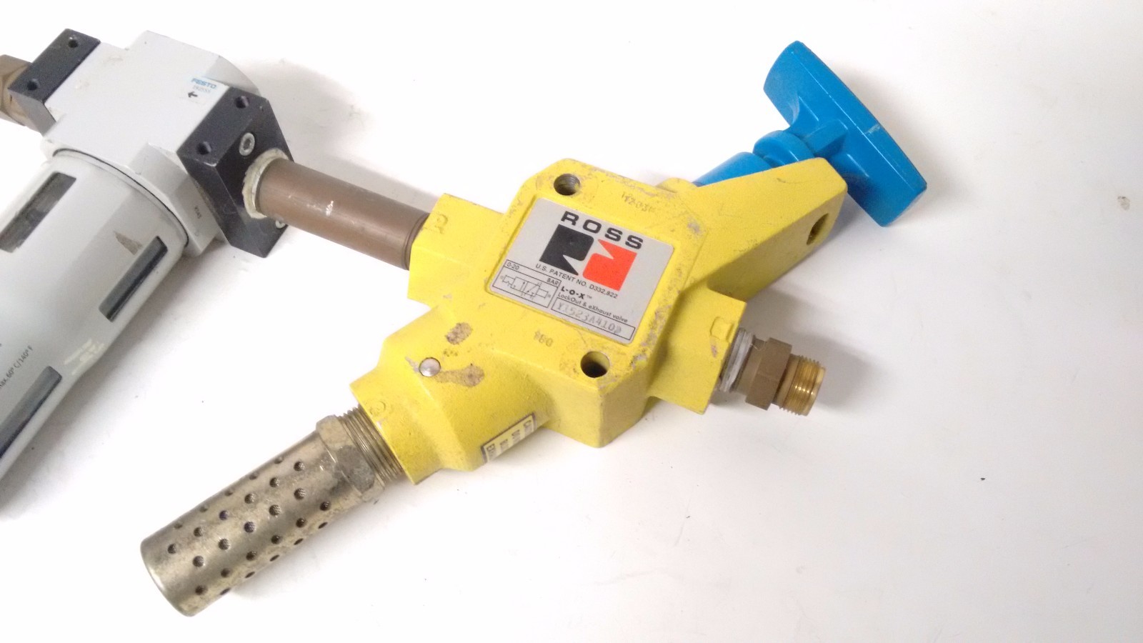 Ross L-O-X Lockout & eXhaust Valve w/ Festo LF-D-MIDI-A | eBay