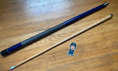 VTG BRUNSWICK THE CHALLENGER POOL CUE 19 OZ 58” BILLIARDS STICK WOOD 2 ...