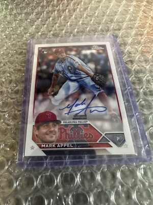 MARK APPEL Rookie Auto 2023 Topps Chrome Philadelphia | eBay
