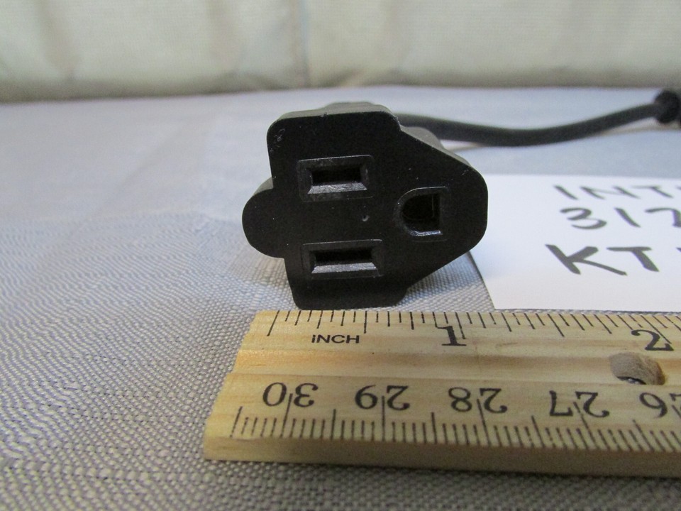 Intertek Short Power Extension Cord 12 Inches Male-Female 3121738-KT101 ...