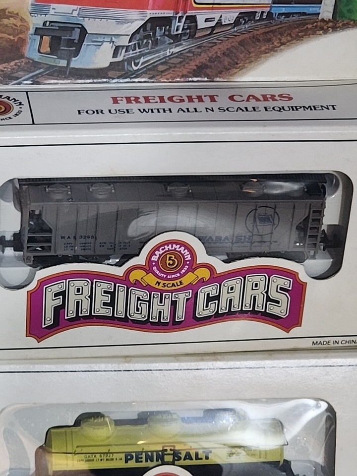 Vintage Lot Of 14 N scale Train Cars Union Pacific EC1 + Others Texaco ...