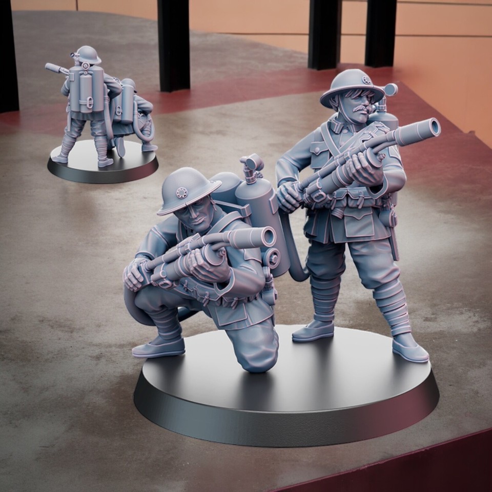 WW2 Chinese NRA Infantry Support Weapons 28mm Wargames & Collectors | eBay