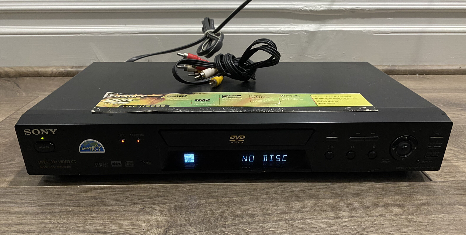 Sony DVD CD Video CD Player Black DVP-NS300 Tested and Working! | eBay