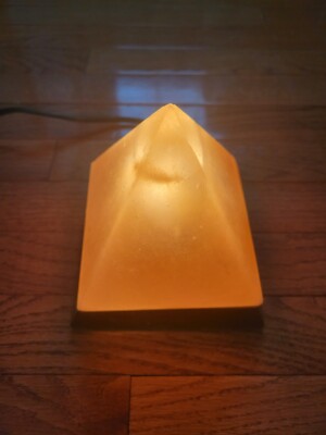 Pyramid Pink Himalayan Salt Lamp 6 Inches | eBay