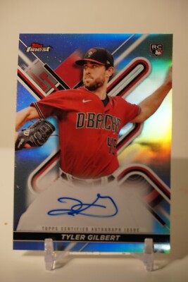 2022 Topps Finest Tyler Gilbert #FA-TY Refractor Auto RC Arizona ...