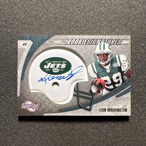 2006 Sweet Spot - Rookie Signatures #232 Leon Washington /899 (AU, RC ...