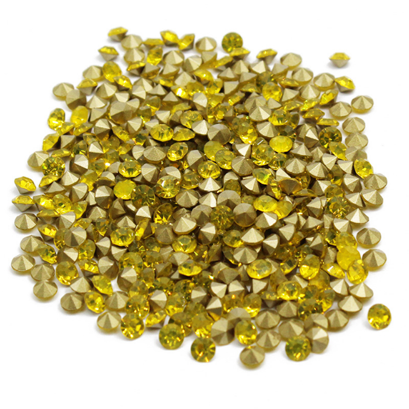 Wholesale Top Quality Czech Glass Crystal Rhinestones Round Pointed ...