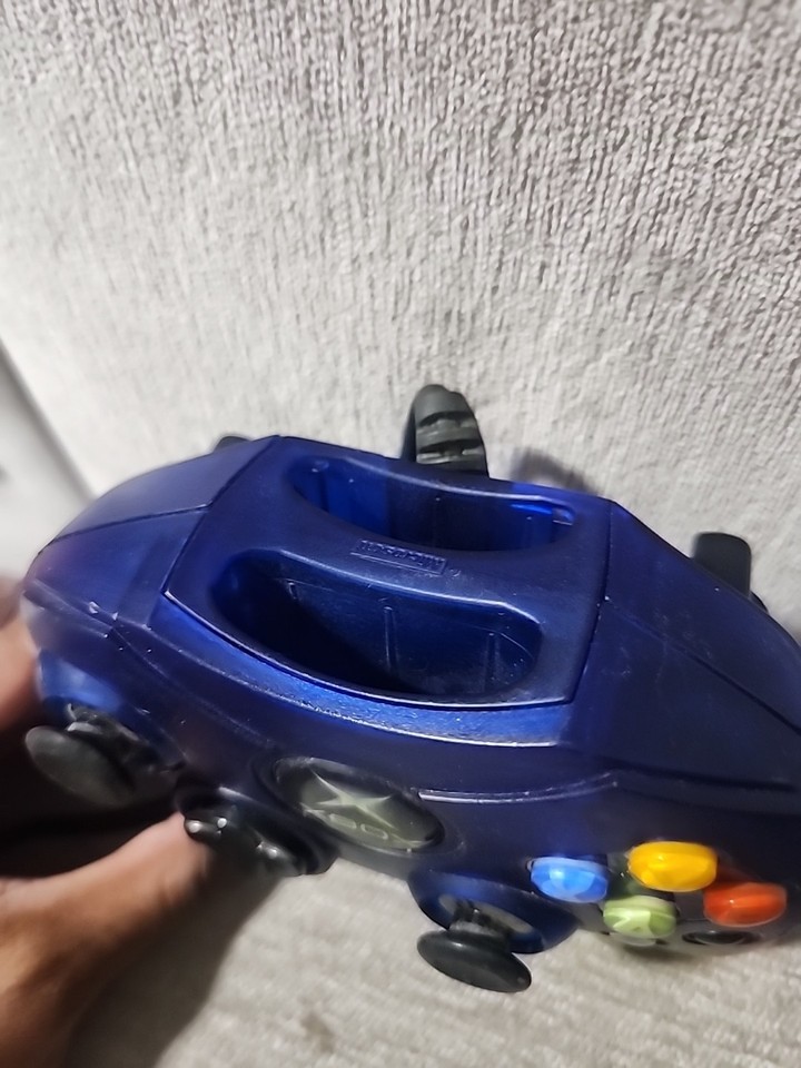 OG Original Xbox Blue Controller S Type OEM W/Breakaway Cable MODEL X09 ...