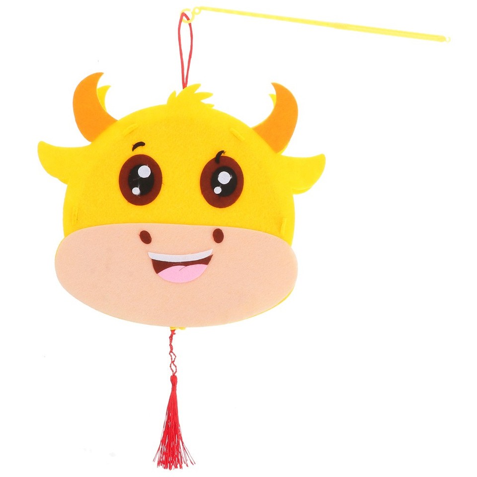 Kids Cartoon Lanterns DIY Handmade Chinese Zodiac Signs Animal Lanterns ...