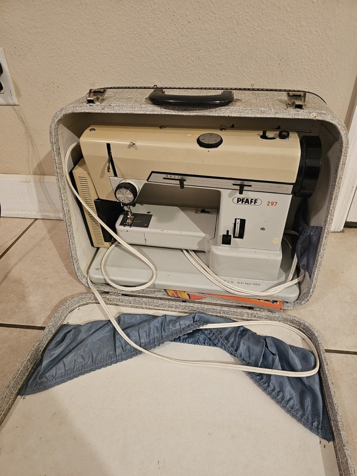 Totally Restored PFAFF 297 Super Duty Sewing Machine. Works | eBay