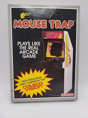 Mouse Trap For ColecoVision With Video Game Cartridge & Original Box ...
